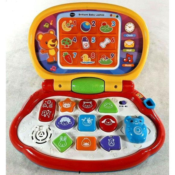vtech | Toys | Vtech Brilliant Baby Laptop Learning Interactive Travel ...